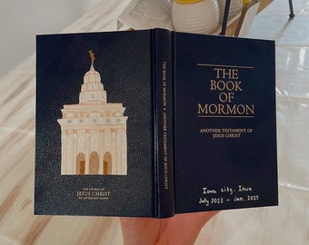 Mini Soft-cover LDS Custom Hand-painted Book of Mormon. A Perfect ...