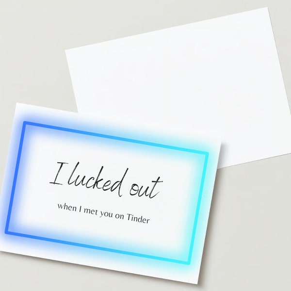 Tinder Card - Etsy