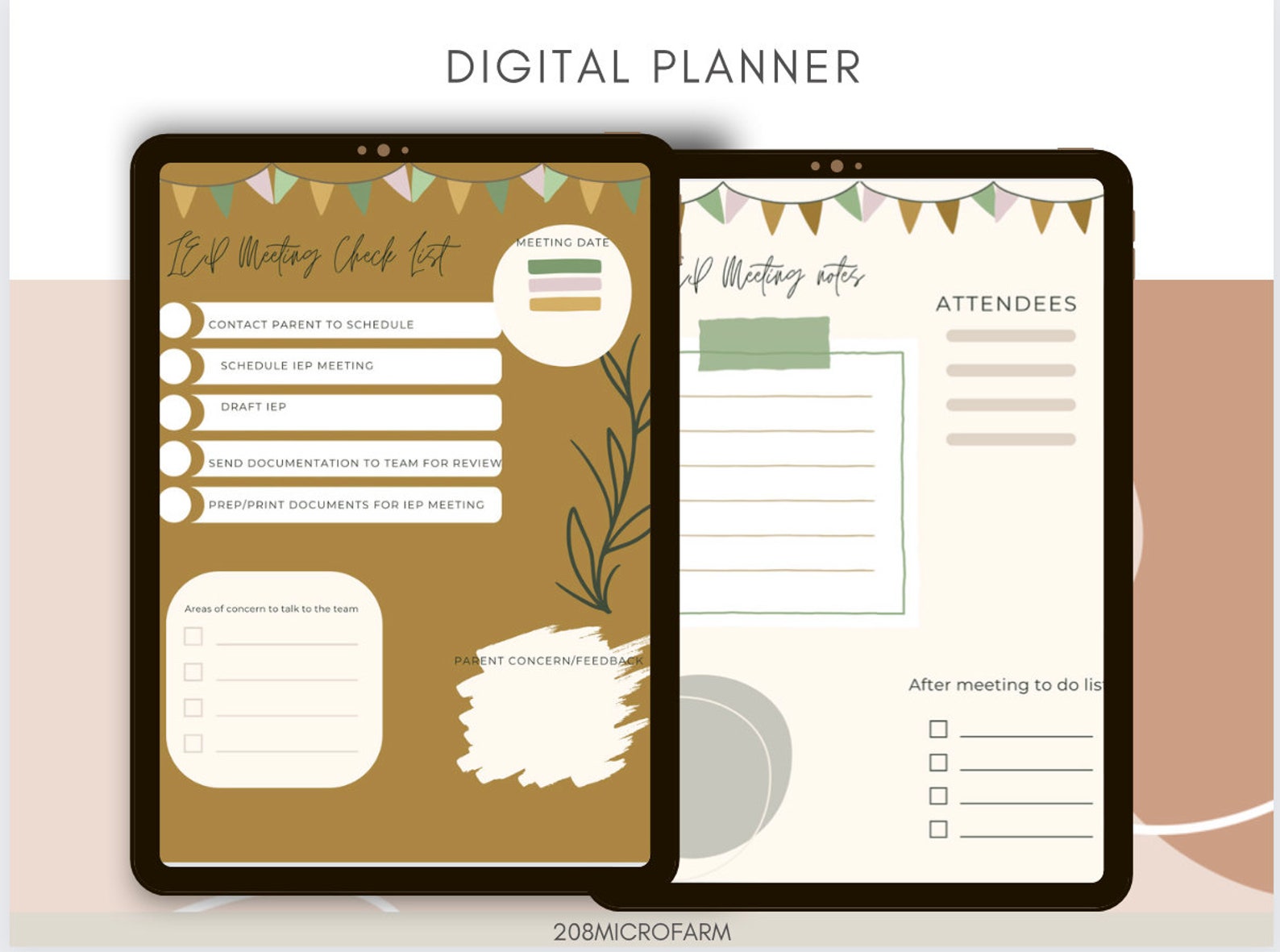 Case Manager Planner Digital IEP Planner Case Load Organizer Special ...