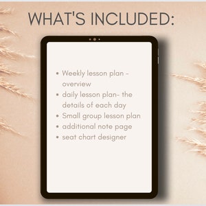 Simple Digital Boho Lesson Plan Bundle | Digital Lesson Planner ...