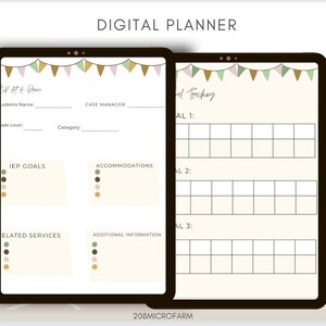Case Manager Planner Digital IEP Planner Case Load Organizer Special ...