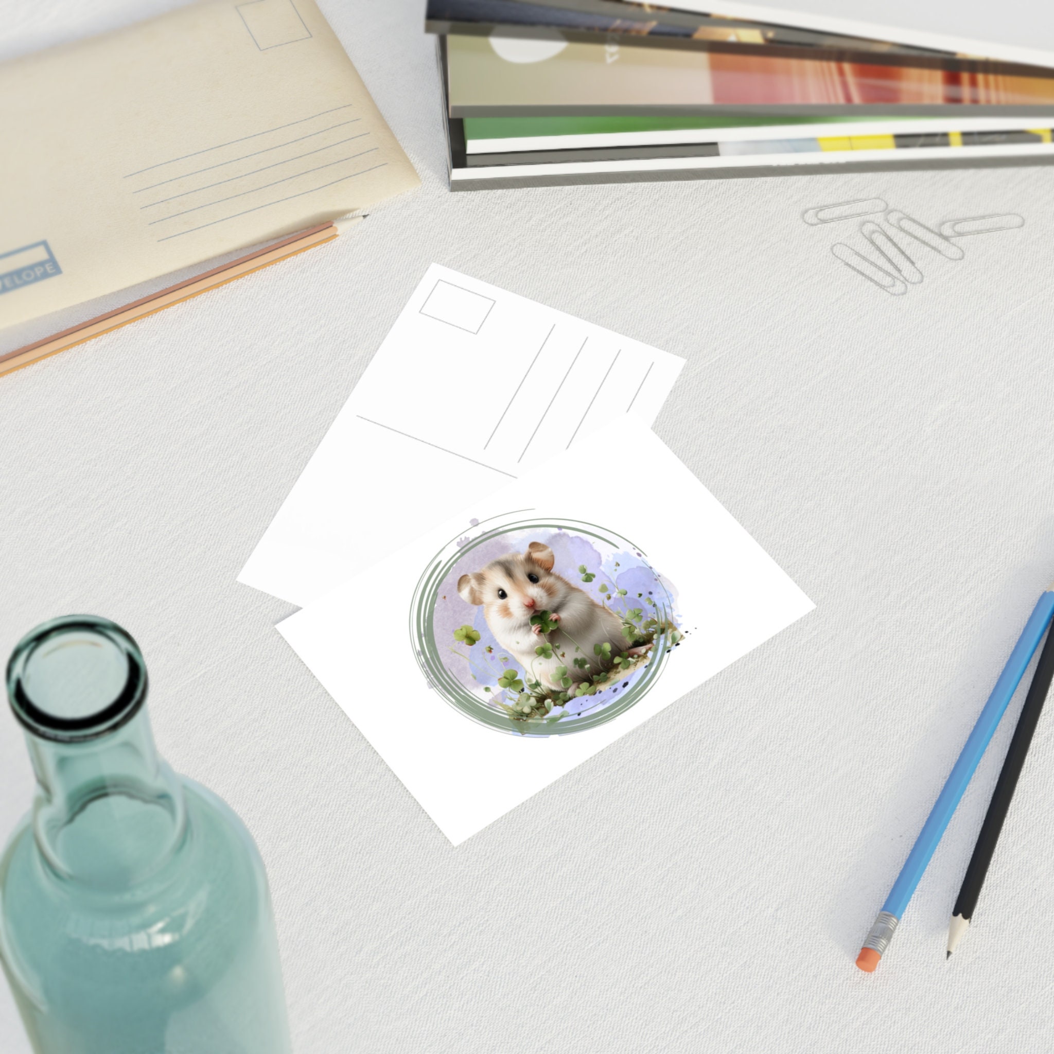 Cute Hamster St. Patrick's Clipart, Saint Patrick's Day, Round ...