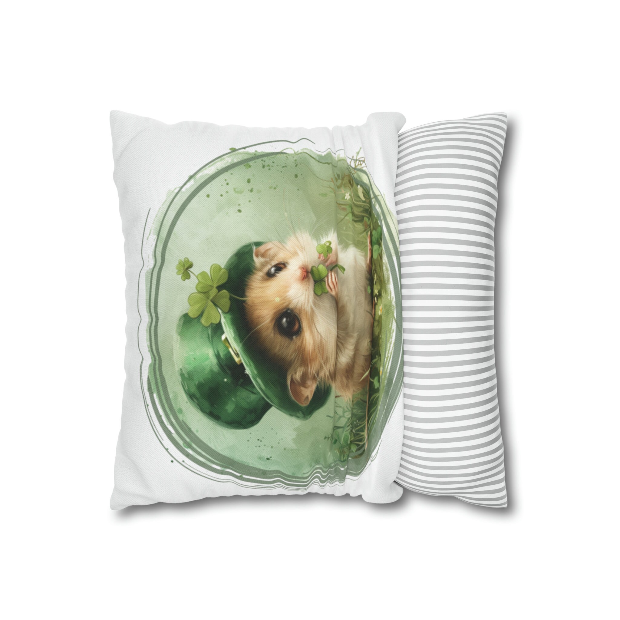 Cute Hamster St. Patrick's Clipart, Saint Patrick's Day, Round ...