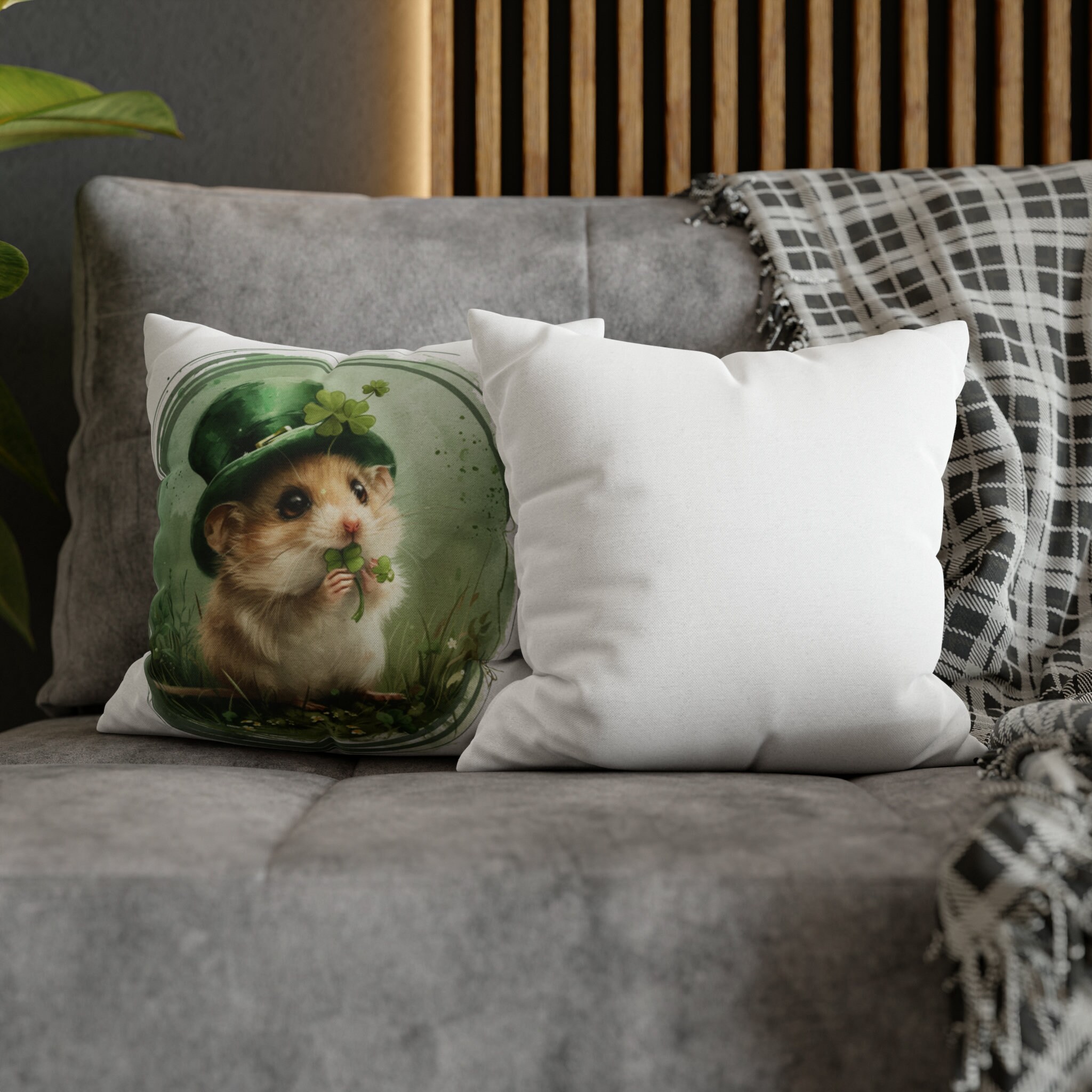 Cute Hamster St. Patrick's Clipart, Saint Patrick's Day, Round ...