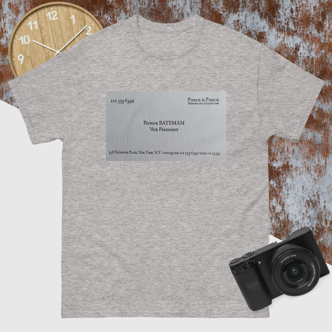 Men's Classic Tee Patrick BATEMAN - Etsy