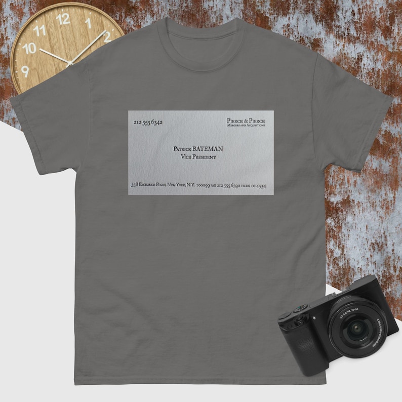 Men's Classic Tee Patrick BATEMAN - Etsy