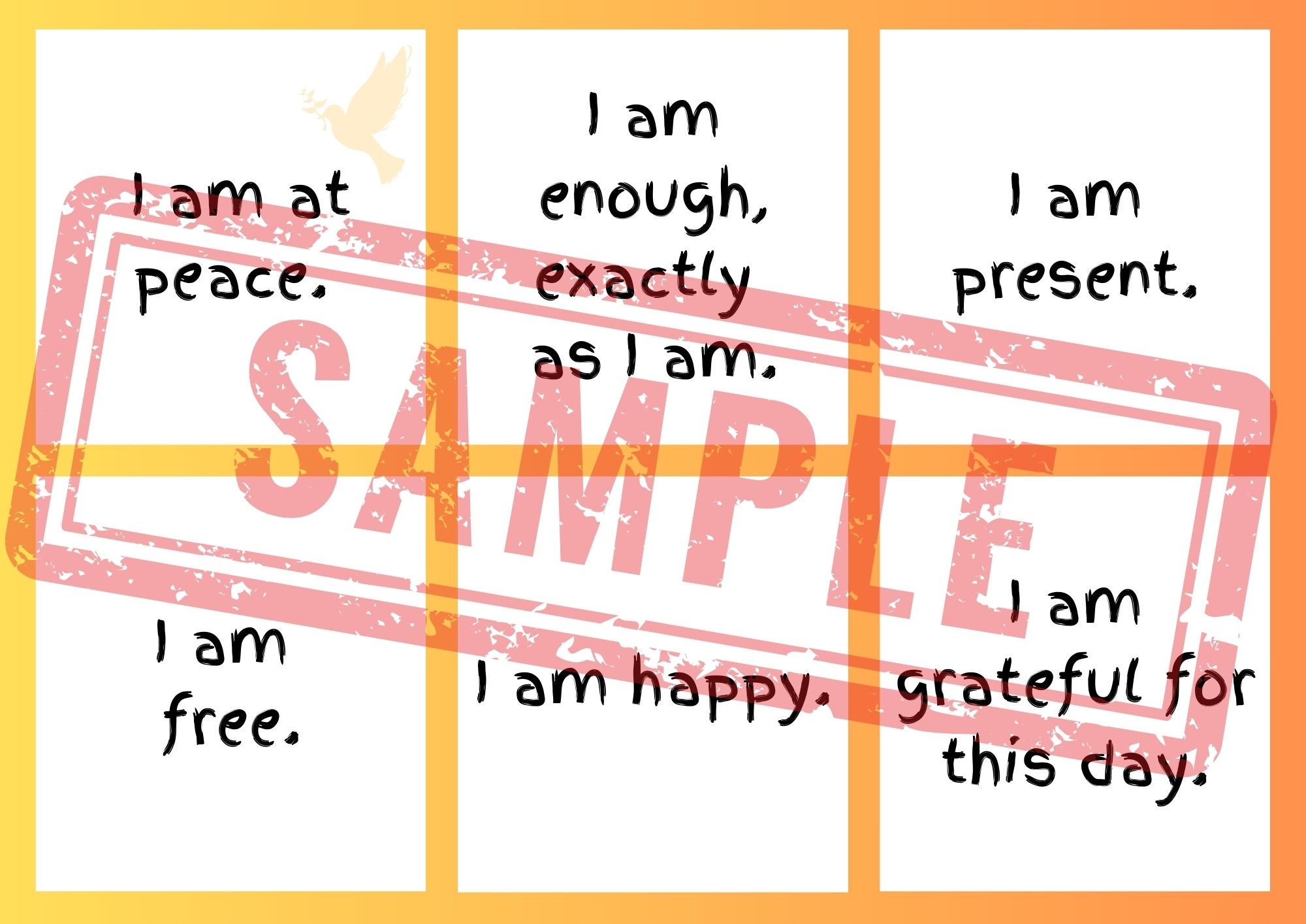 30-day Affirmation Flashcards: Daily Positivity Boosts - DIGITAL ...