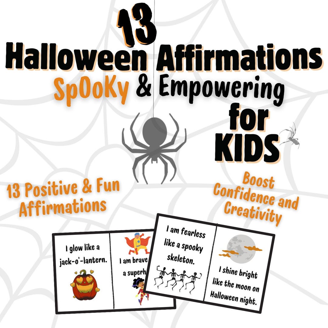 Halloween Affirmations for Kids Positive & Fun Halloween-themed ...