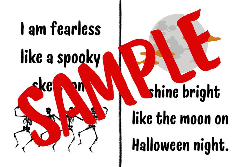 Halloween Affirmations for Kids Positive & Fun Halloween-themed ...