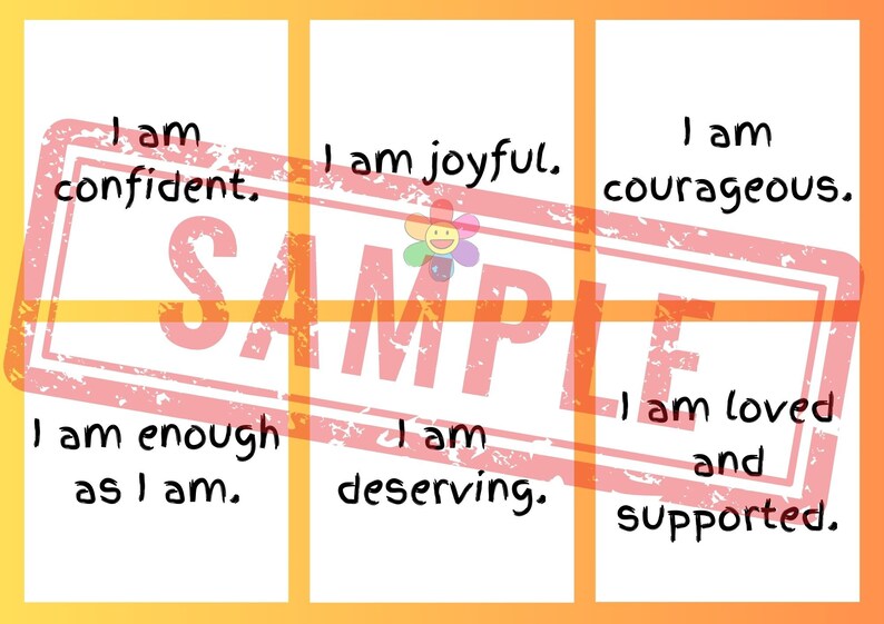 30-day Affirmation Flashcards: Daily Positivity Boosts - DIGITAL ...