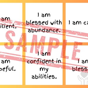 30-day Affirmation Flashcards: Daily Positivity Boosts - DIGITAL DOWNLOAD - Etsy