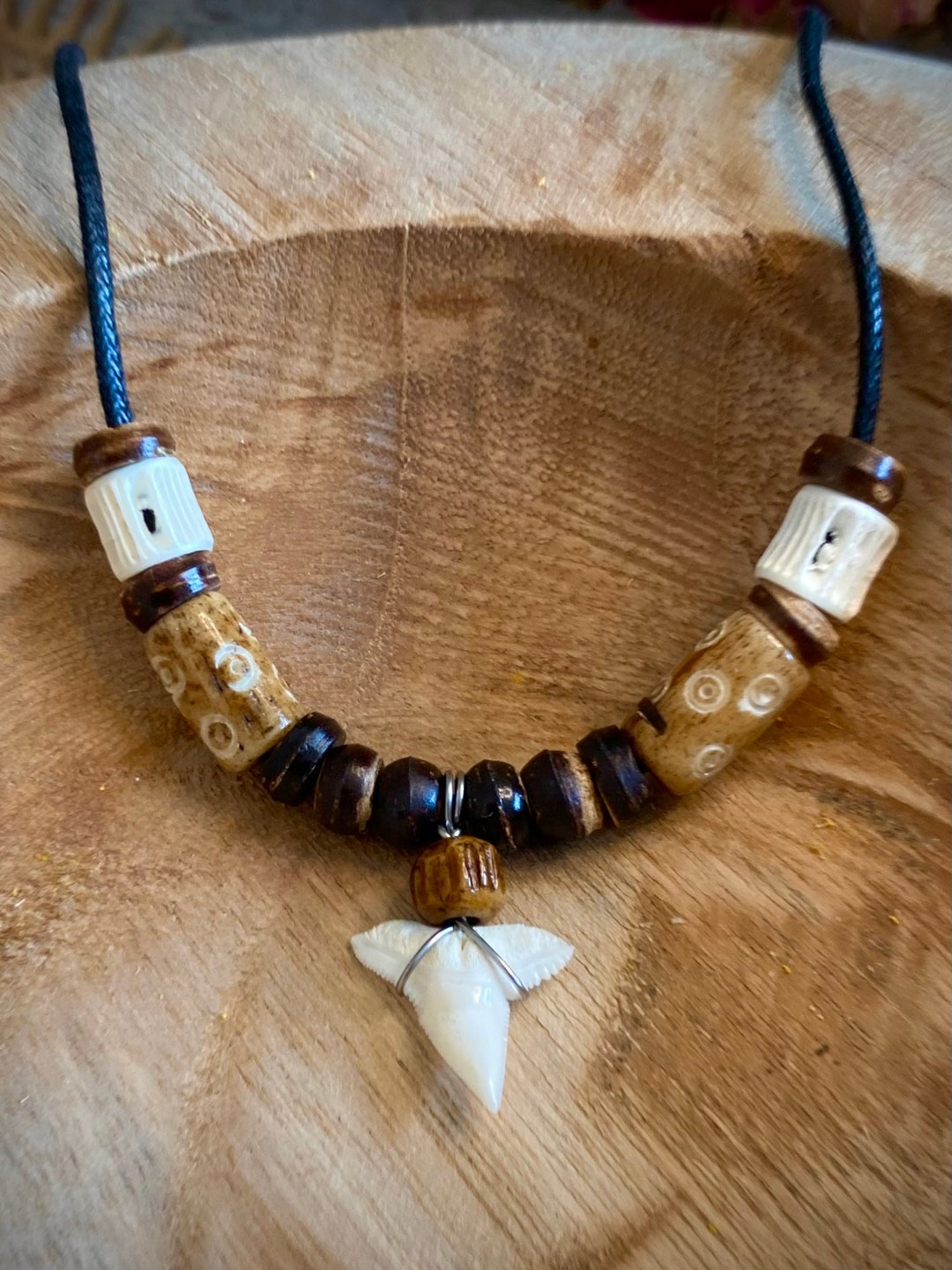 Ocean Surf Shark Tooth Necklace - Etsy