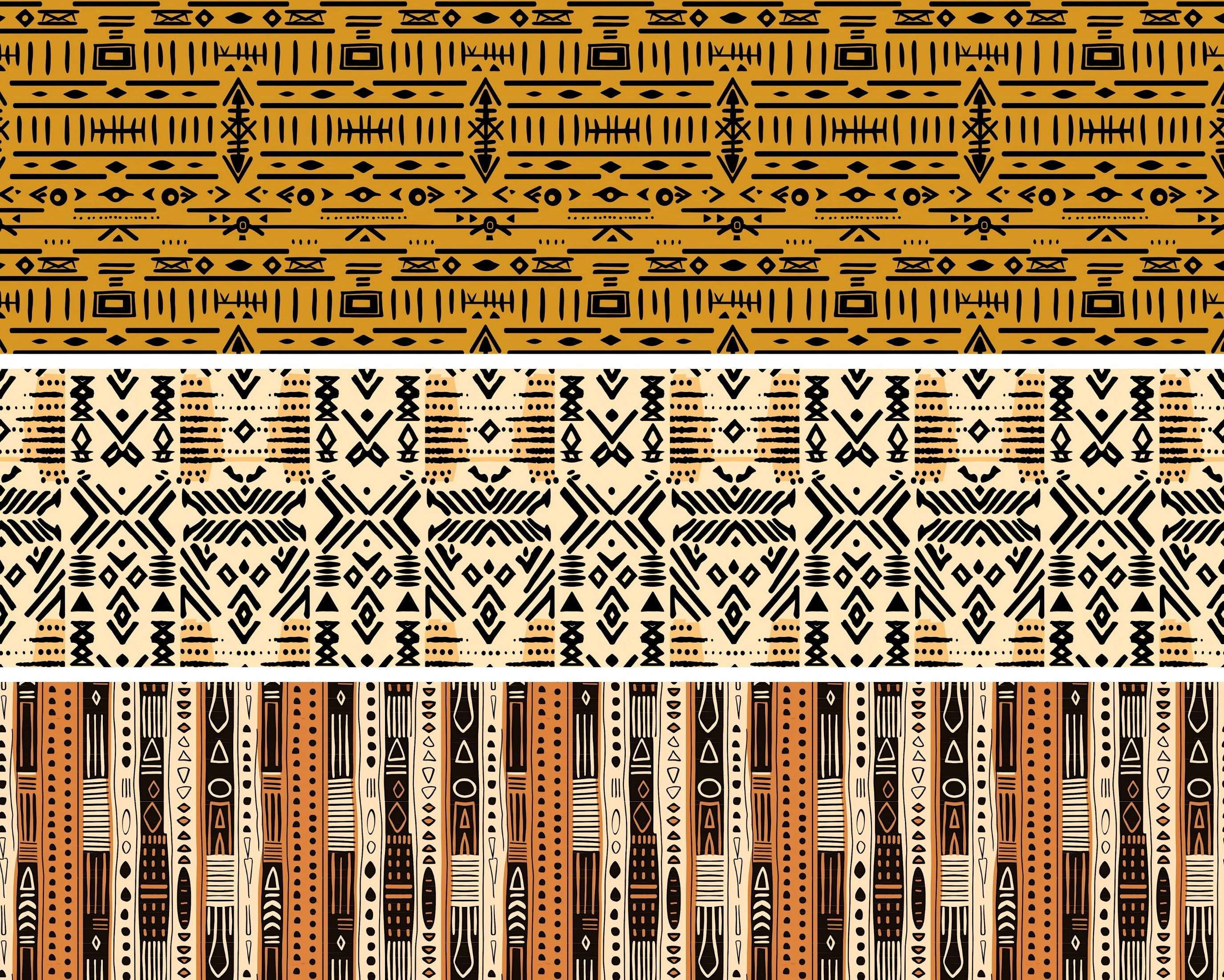 African Pattern Digital Paper Seamless Pattern for Download Mud Cloth ...