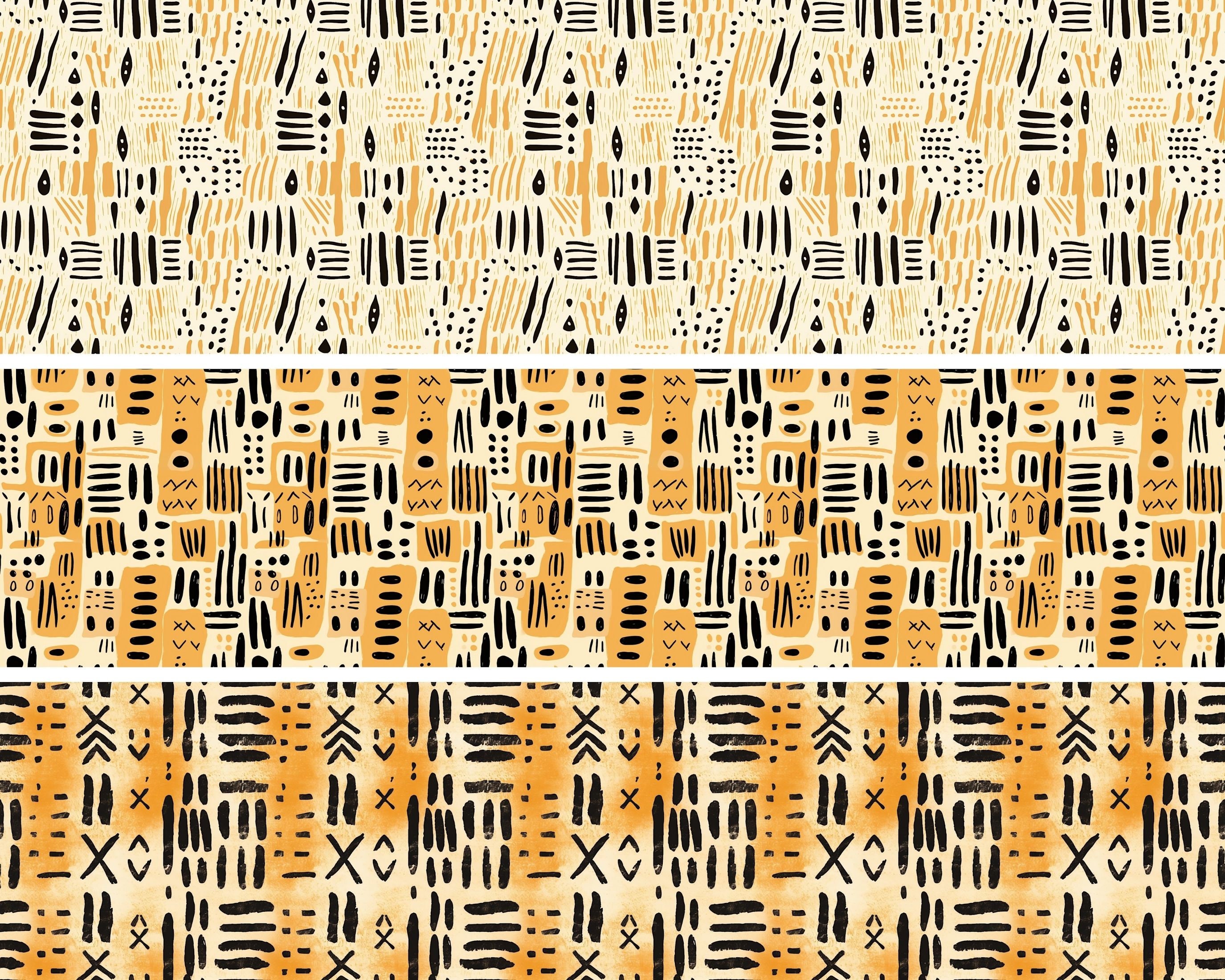 African Pattern Digital Paper Seamless Pattern for Download Mud Cloth ...