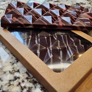 Handmade Fancy Chocolate Bar / Chocolate Bar With Filling / Decorated ...