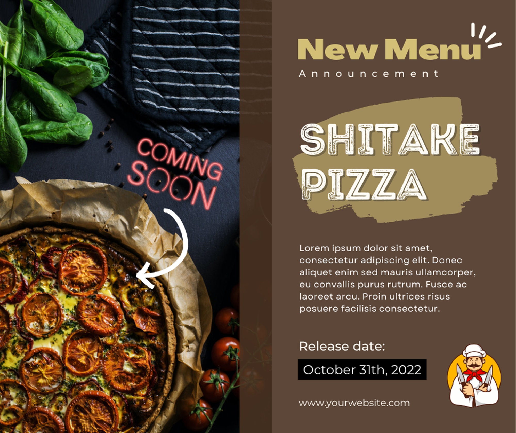 30 Food Canva Premium Editable Templates Collection - Etsy