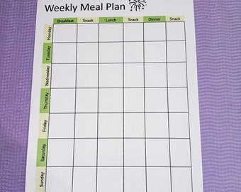Weekly Meal Plan for Summer Weekly Meal Plan Digital Download - Etsy
