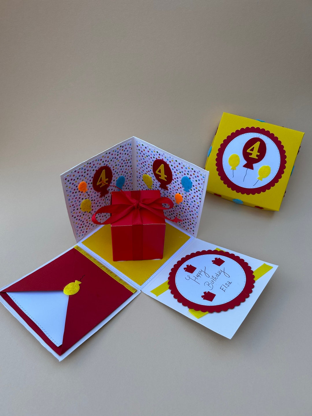 Happy Birthday Explosion Box, Gift Box, Birthday, Children's Birthday ...