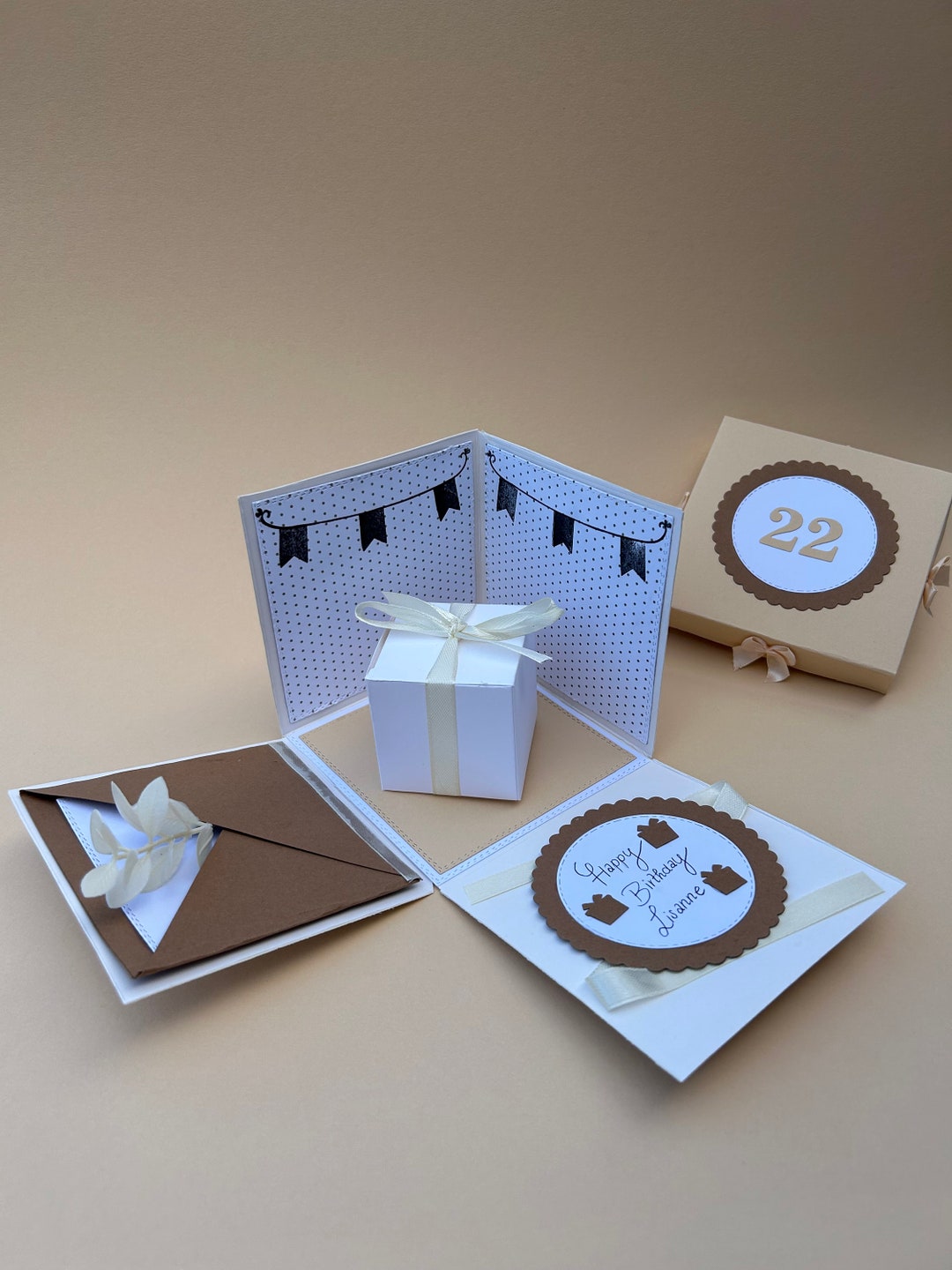 Happy Birthday Explosion Box Gift Box Birthday Gift Money Gift - Etsy