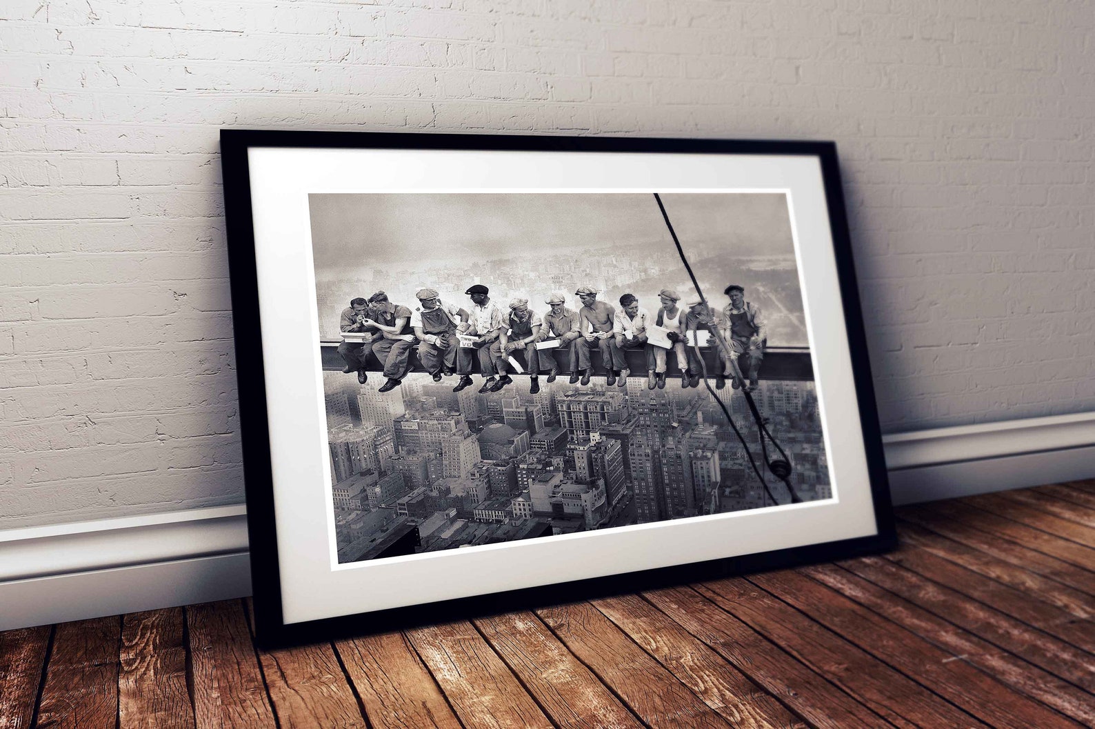 1930s NYC Iron Workers Lunch Atop Skyscraper Photo (digital Download ...