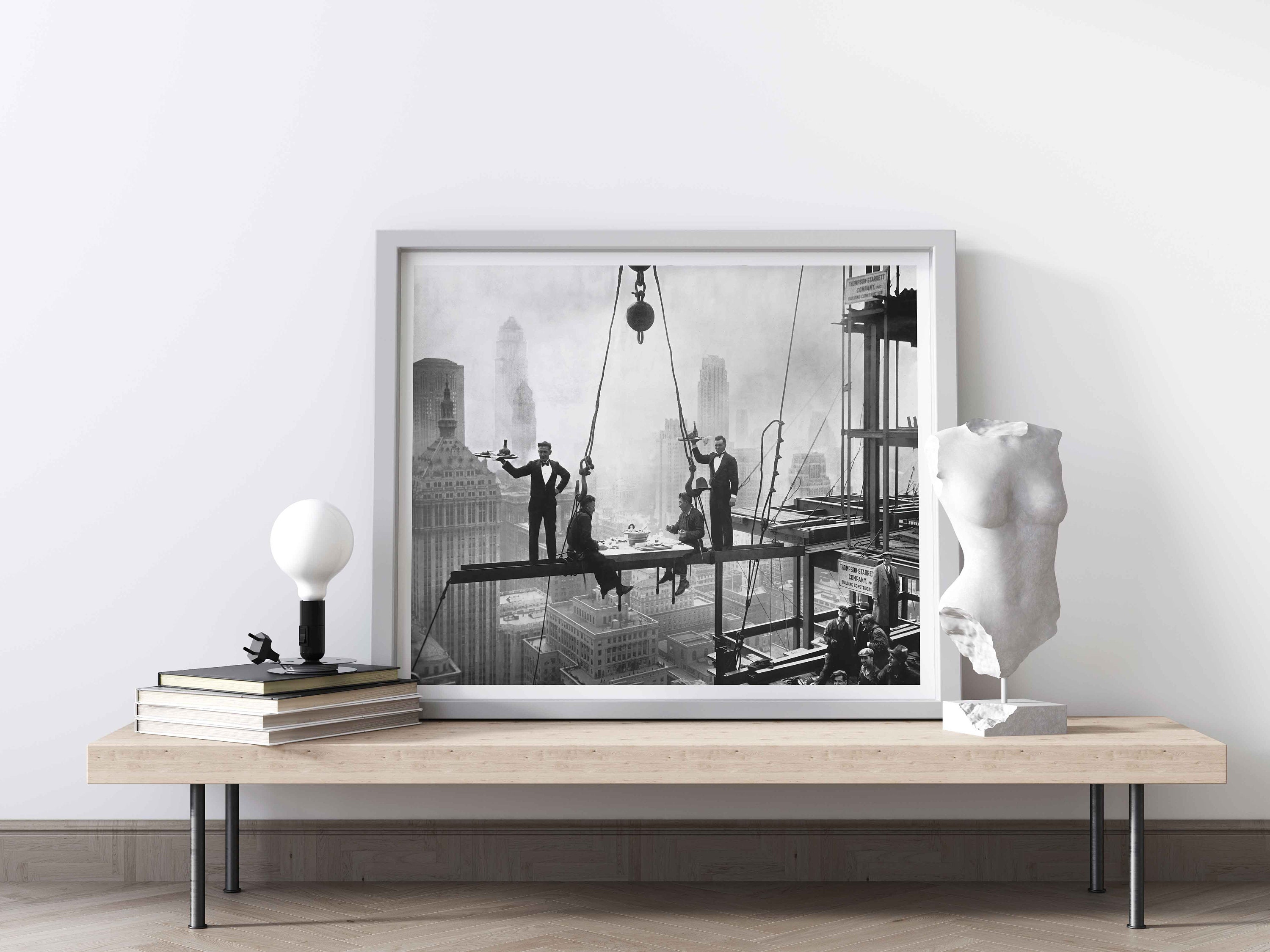 1930s Lunch at the Waldorf, Iron Workers Lunch on Steel Beam, Vintage ...