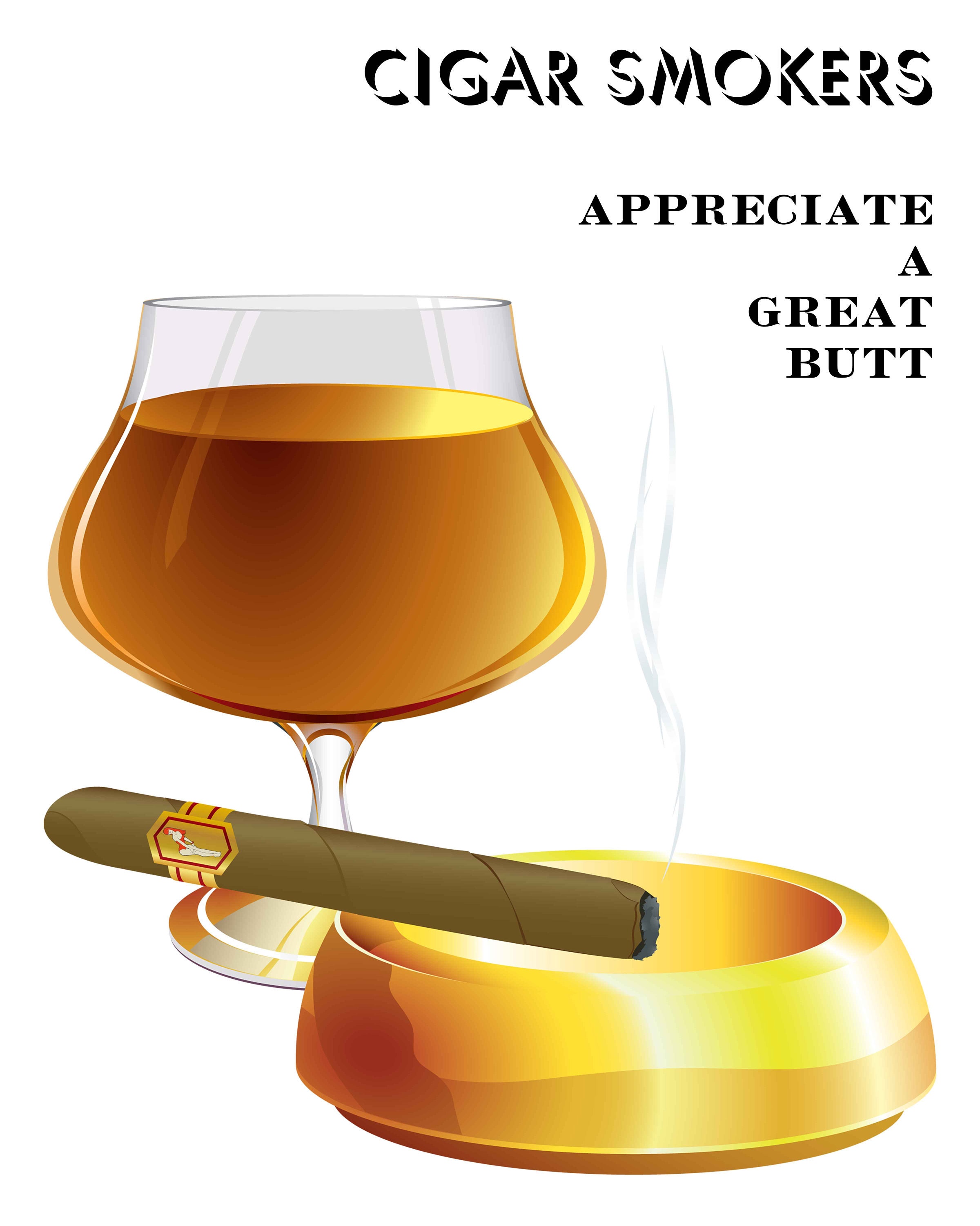 Funny Cigar Phrase, Cigar Smokers Gift, Man Cave Print, INSTANT ...