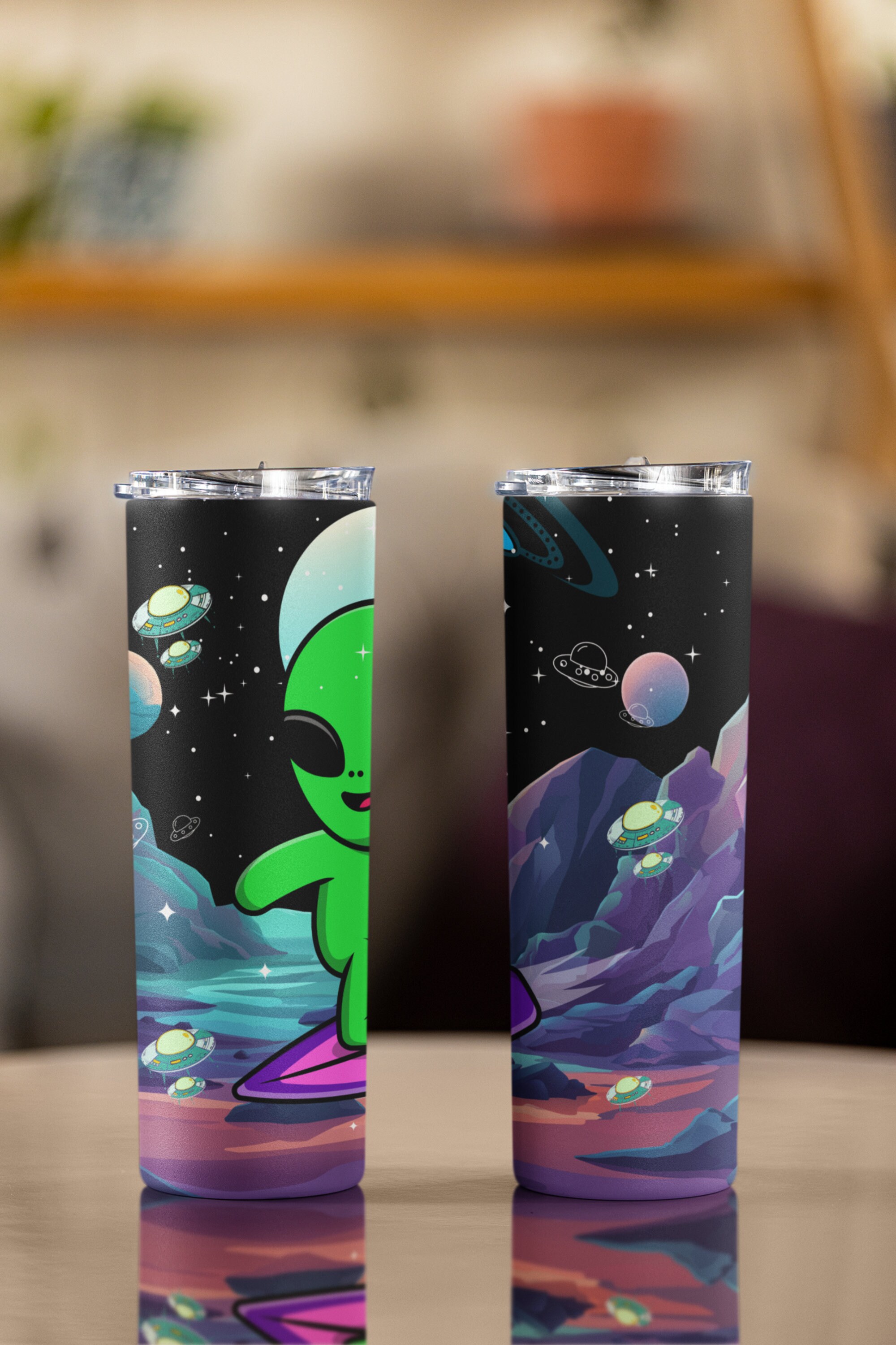 Green Alien Tumbler Sublimation Design, 20 Oz Tumbler PNG, Tumbler Wrap ...