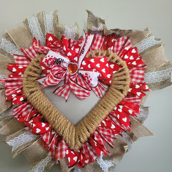 Heart Wreath - Etsy