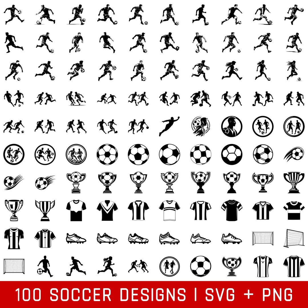 Soccer SVG Bundle Soccer PNG Bundle Soccer SVG Cut Files for Cricut ...