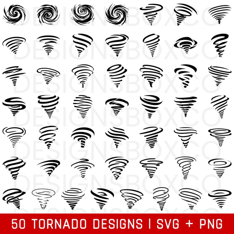 Tornado SVG Bundle - Tornado PNG Bundle - Tornado Clipart - Tornado SVG ...