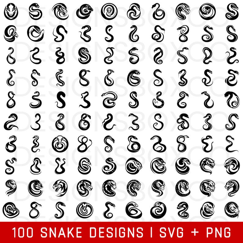 Snake SVG Bundle - Snake PNG Bundle - Snake Clipart - Snake SVG Cut ...
