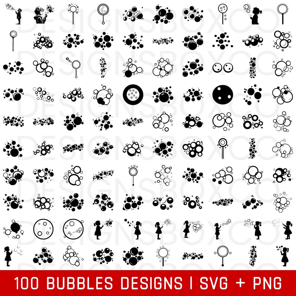 Bubbles SVG Bundle - Bubbles PNG Bundle - Bubbles Clipart - Bubbles SVG ...