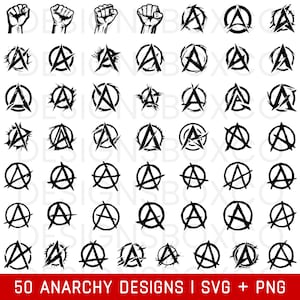 Anarchy SVG Bundle - Anarchy PNG Bundle - Anarchy Clipart - Anarchy SVG ...