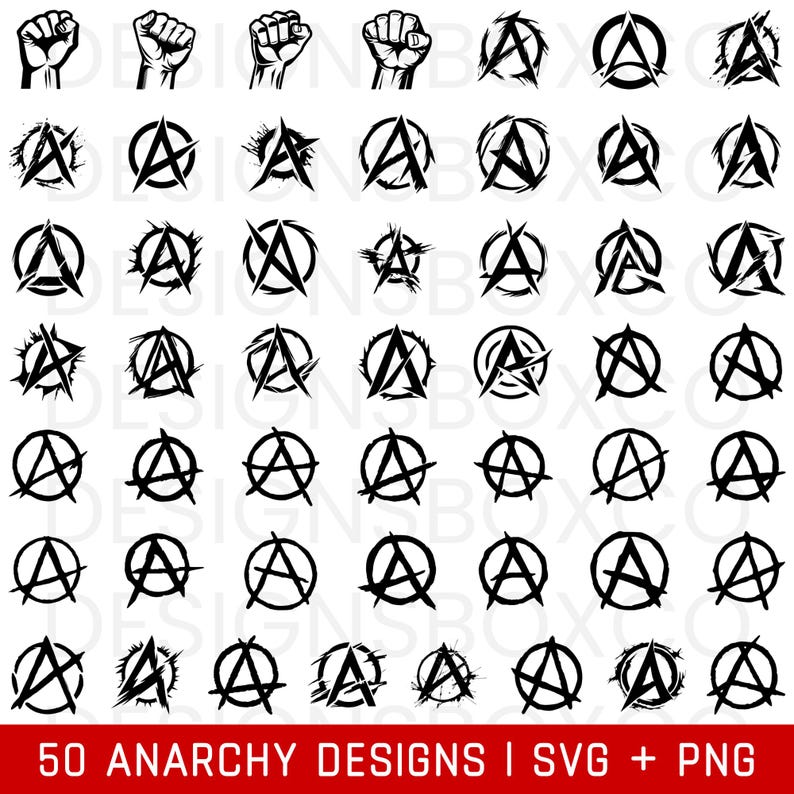 Anarchy SVG Bundle - Anarchy PNG Bundle - Anarchy Clipart - Anarchy SVG ...