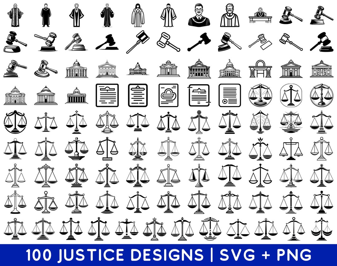Justice SVG Bundle Justice PNG Bundle Justice Clipart Justice SVG Cut ...
