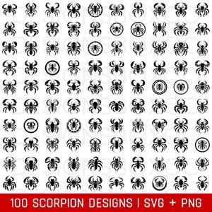 Scorpion SVG Bundle - Scorpion PNG Bundle - Scorpion Clipart - Scorpion ...