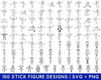 Stick Figures SVG Stick Figures SVG Bundle Stick Figures SVG Files for ...