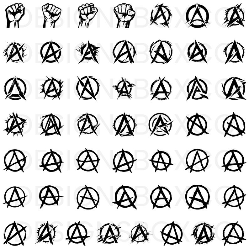 Anarchy SVG Bundle - Anarchy PNG Bundle - Anarchy Clipart - Anarchy SVG ...