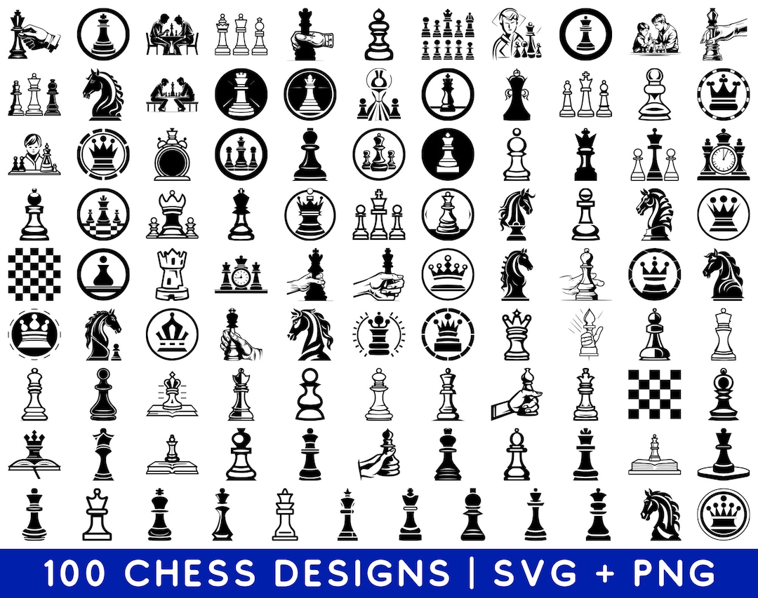 Chess SVG Bundle Chess PNG Bundle Chess Clipart Chess SVG Cut Files for ...