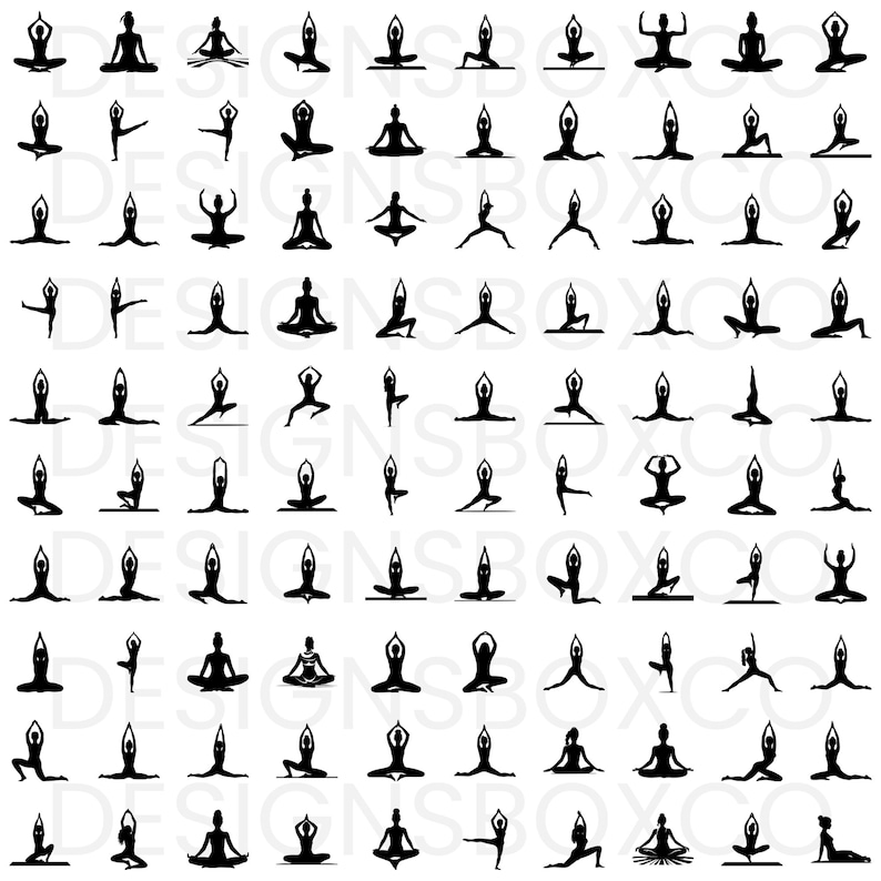 Yoga SVG Bundle - Yoga PNG Bundle - Yoga Clipart - Yoga SVG Cut Files ...