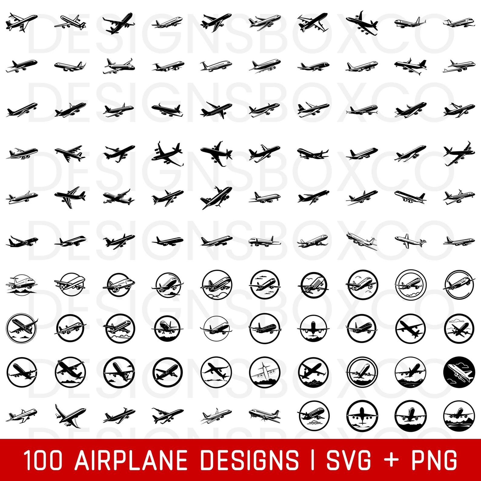 Airplane SVG Bundle Airplane PNG Bundle Airplane Clipart Airplane SVG ...