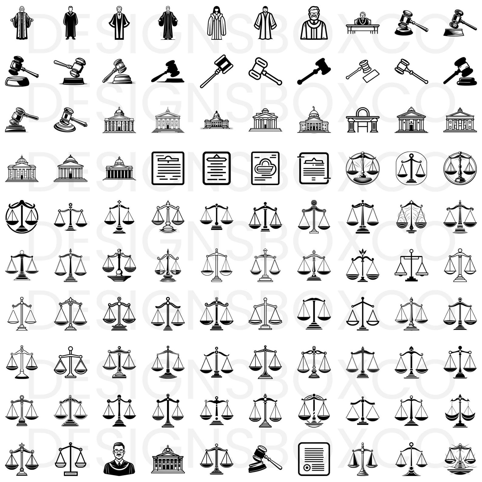 Justice SVG Bundle Justice PNG Bundle Justice Clipart Justice SVG Cut ...