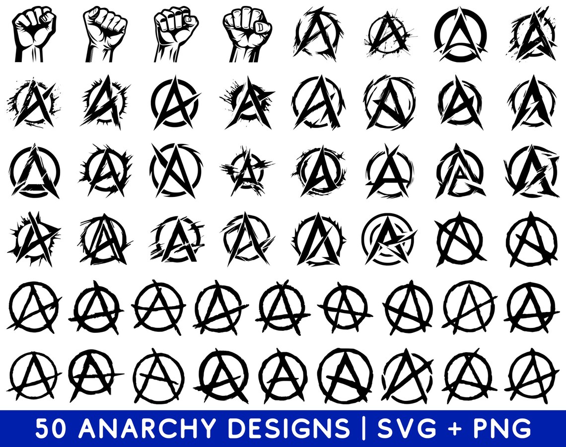 Anarchy SVG Bundle Anarchy PNG Bundle Anarchy Clipart Anarchy SVG Cut Files for Cricut Anarchy ...