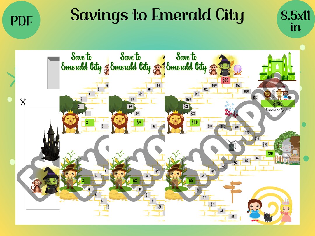 Savings to Emerald City Save 450, 90, or Choose Amount 1 Main Design, 3 ...