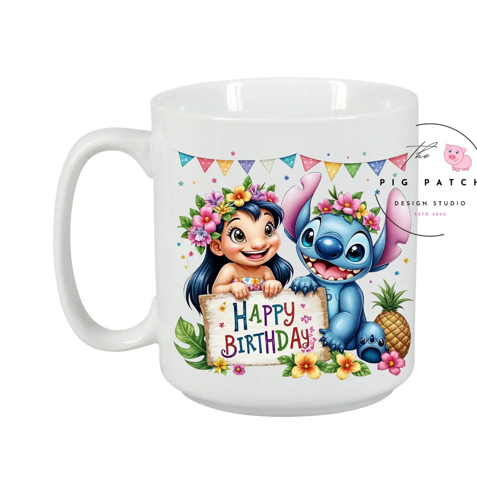 Stitch Birthday PNG: Lilo Clipart, Instant Download - Etsy