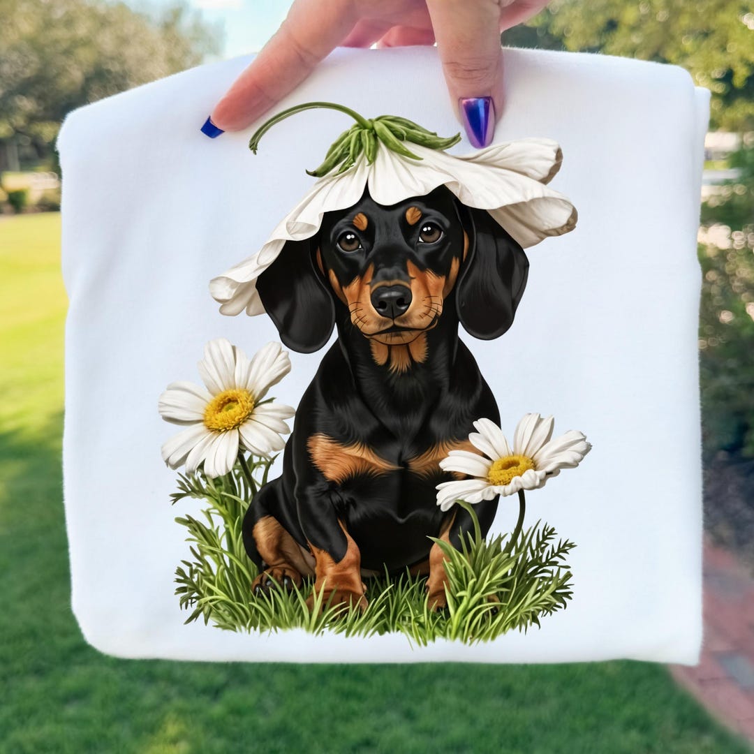 Dachshund PNG, Spring Clipart, Dog Png, Easter Art (digital Download ...