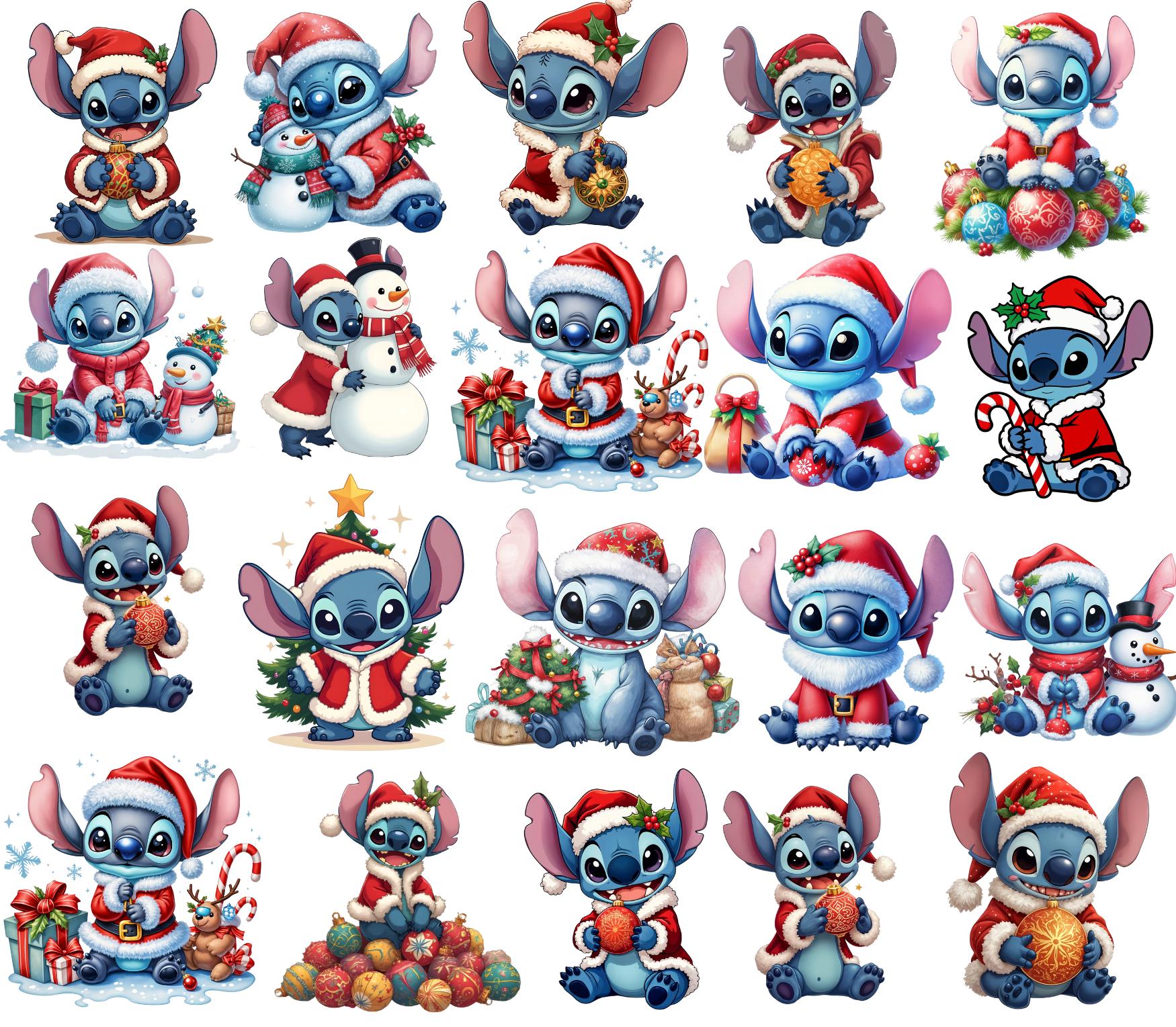 Stitch PNG Bundle: Christmas PNG (digital Download) - Etsy