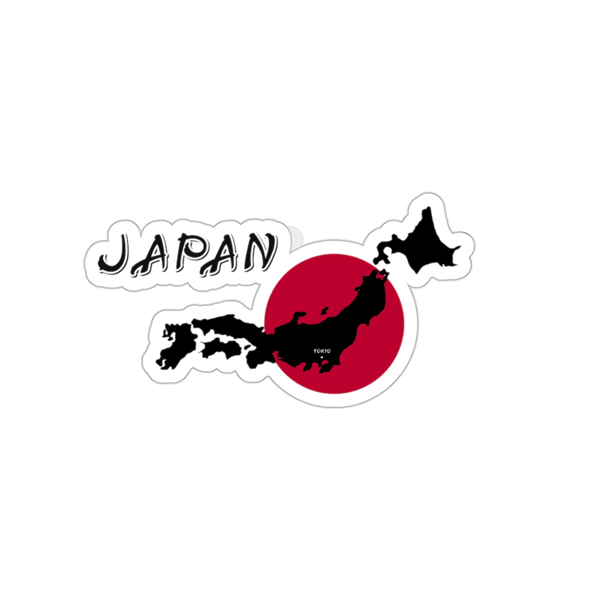 Japan Sticker. Japanese Sticker. Japan Map Sticker. Japan Map - Etsy