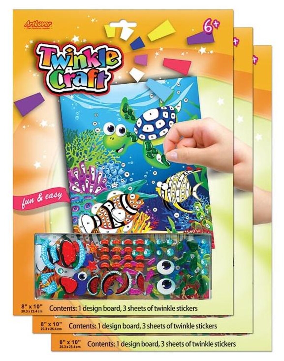 Set of 3 Twinkle Craft Art Piece Display Kit for Kids || Arts & Crafts ...