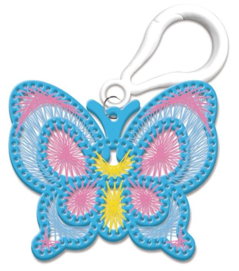 Multiple Animal Themed String Petz Art Piece Keychain Kit for Kids ...